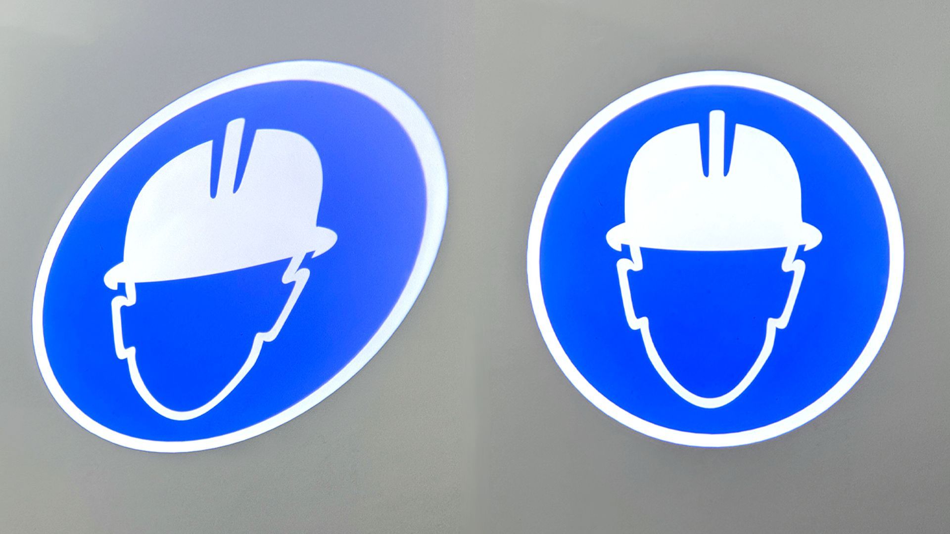 Keystone-corrected signage helps improve warehouse safety, say ...