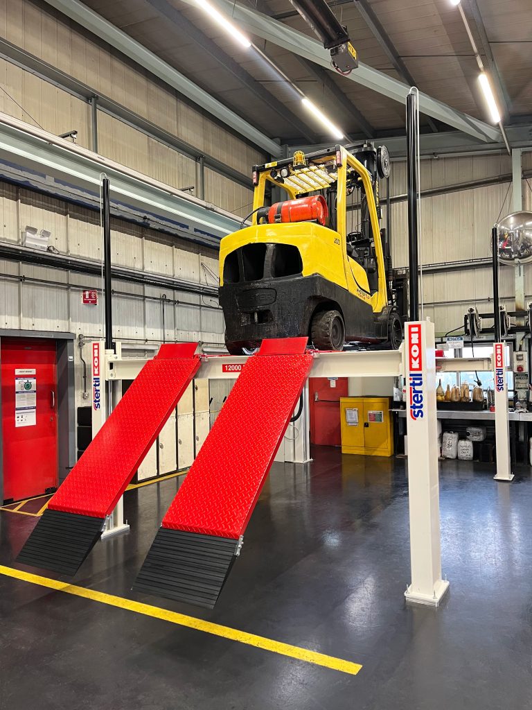 Nissan Upgrades Forklift Maintenance with Stertil-Koni 4-Post Lift ...